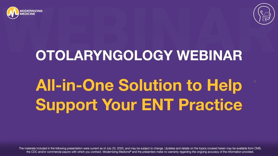 All-in-One Solution to Help Support Your ENT Practice