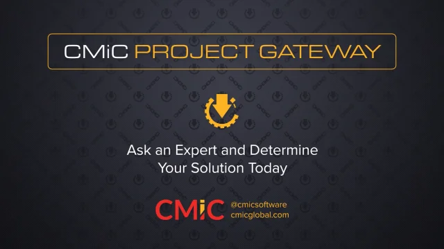 Video: CMiC Collaborate / Project Gateway