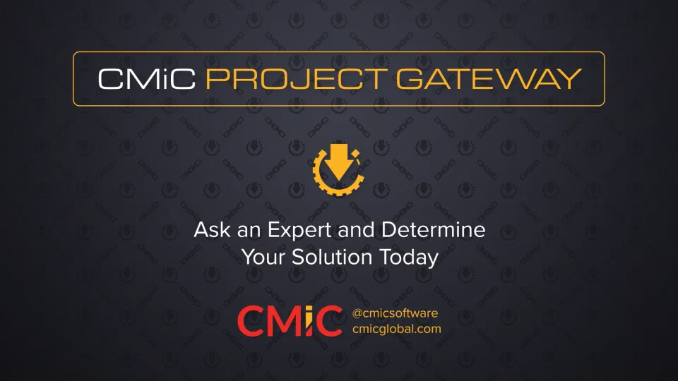 Video: CMiC Collaborate / Project Gateway