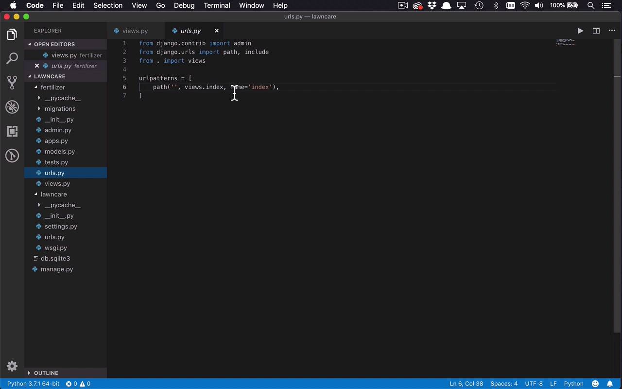 Getting Started With Django - Defining the App Routes