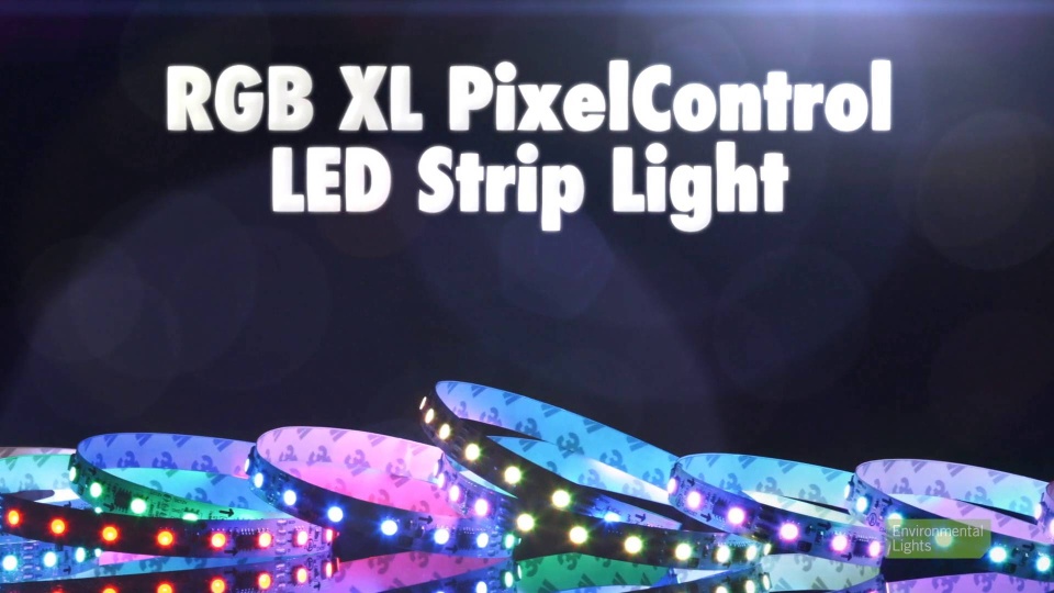 RGB XL PixelControl LED Strip Light, 60/m, 12mm wide, by the 5m Reel