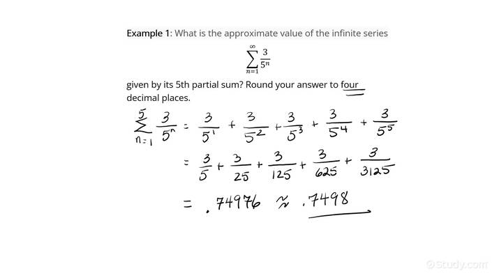 How to Approximate the Sum of a Convergent Infinite Series By One of Its kth Partial Sums ...