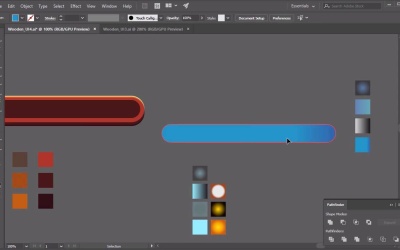 Designing Game UI Assets in Adobe Illustrator - Create Alternative Buttons
