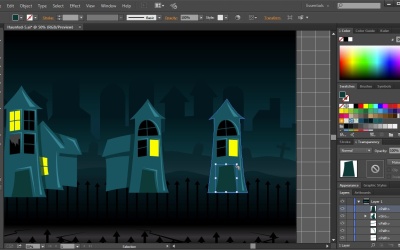 The Fundamentals of Background Art for Video Games - Adding More Houses
