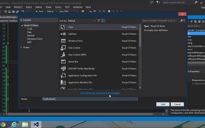 Windows App From Scratch - Implementing the Blueprint Manager