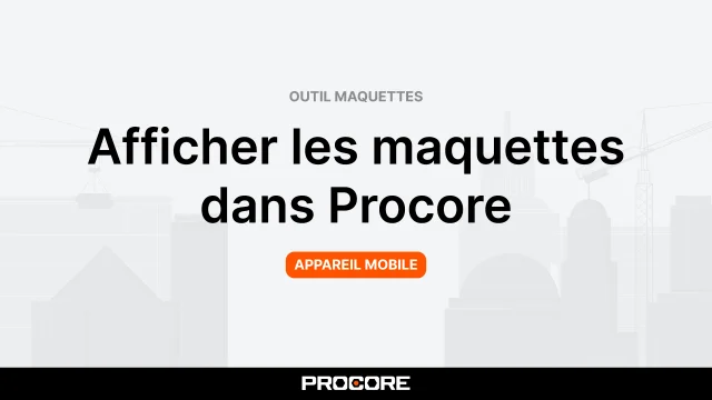Models - Videos (Android) - Procore