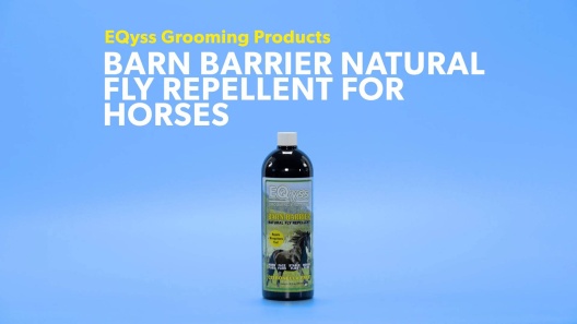 EQYSS GROOMING PRODUCTS Barn Barrier Natural Fly Repellent Horse Spray ...