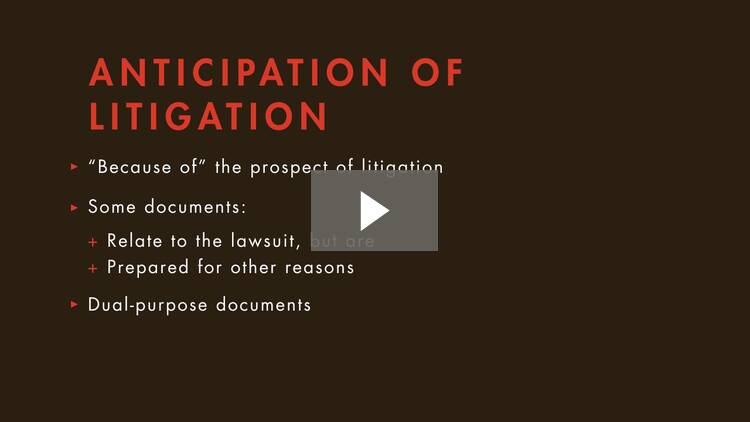 Civil Procedure Videos: Hickman v. Taylor and the Work Product Doctrine ...