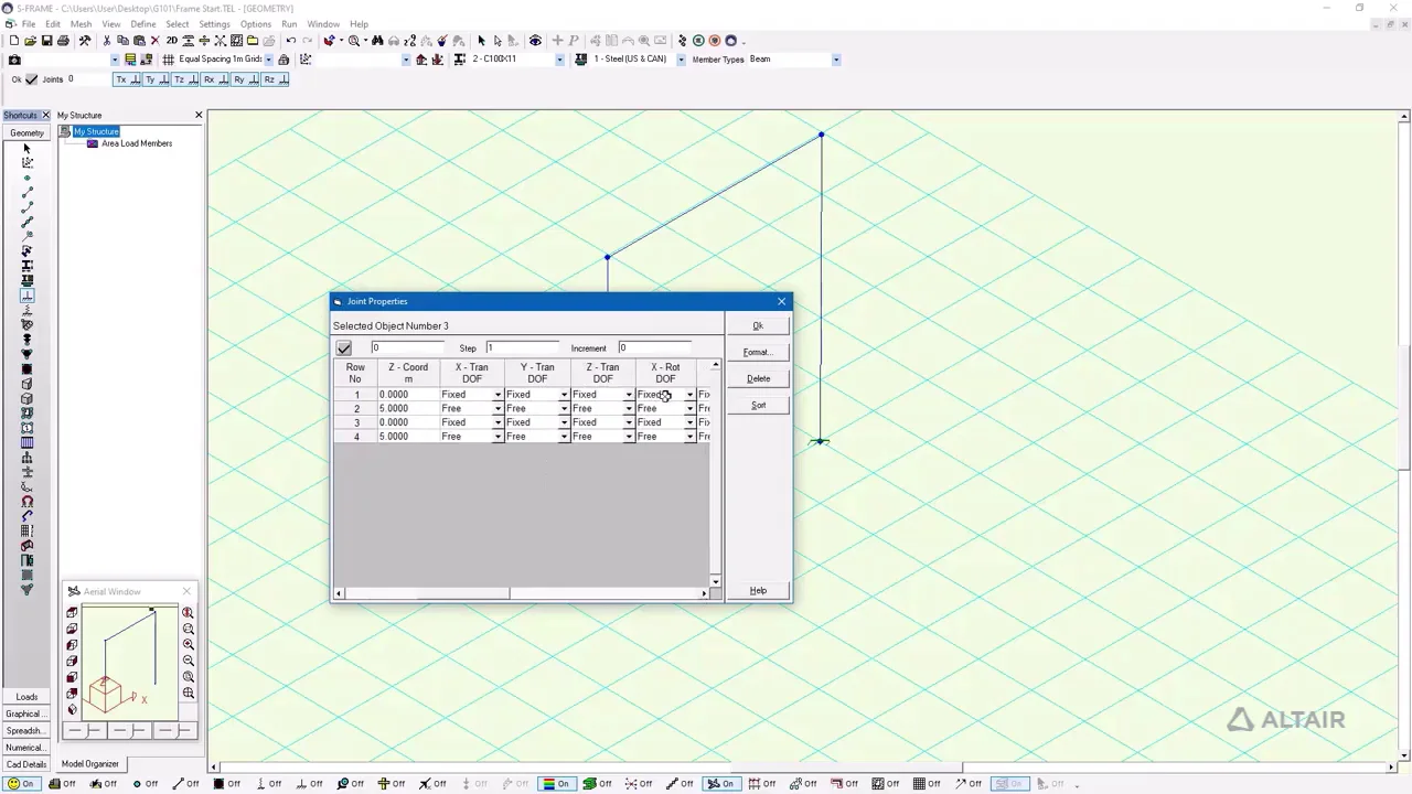 S-FRAME - Tutorial #10 - Applying Boundary Conditions - Altair Community S-FRAME - Tutorial #10 - Applying Boundary Conditions - Altair Community