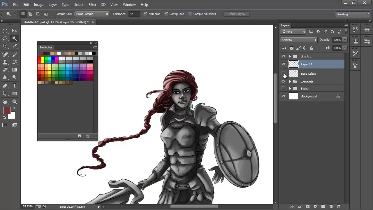 The Fundamentals of Digital Painting - Creating Our Base Colors