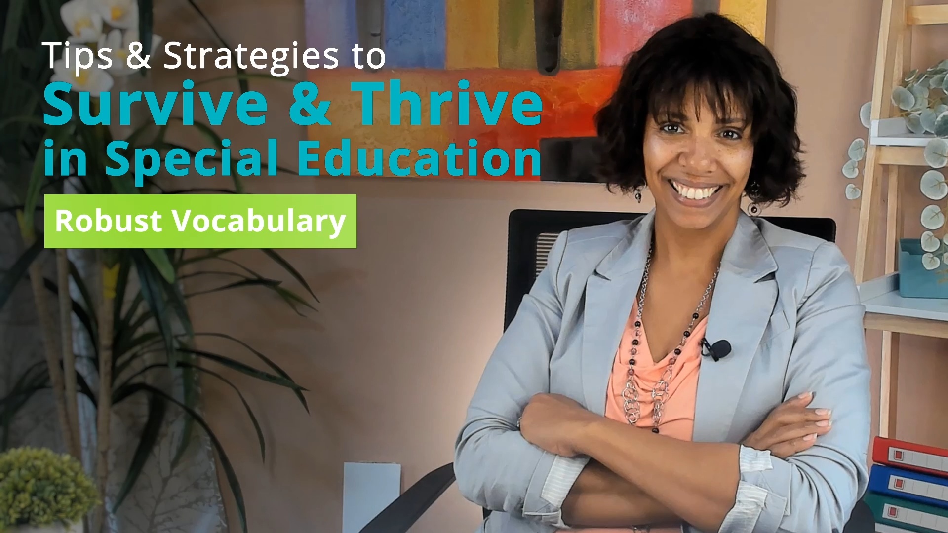 Training and Speaking on Special Ed (Ayo Jones -NoodleNook)