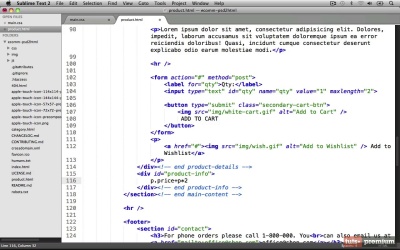 Converting an eCommerce PSD to HTML & CSS - The Product Page