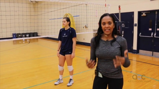 Volleyball Player Setting