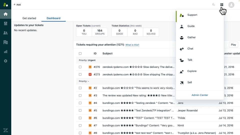 Trustpilot's Zendesk integration