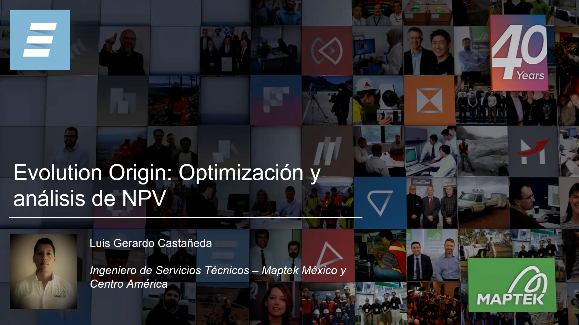Maptek - Evolution Origin: Optimización y análisis de NPV