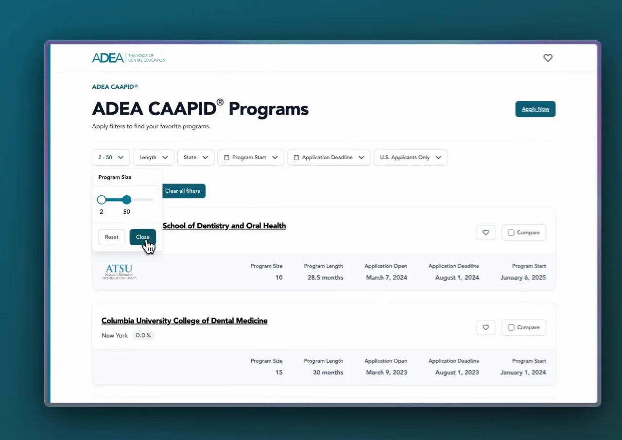 Case Study: ADEA Program Finders / Bravery Media