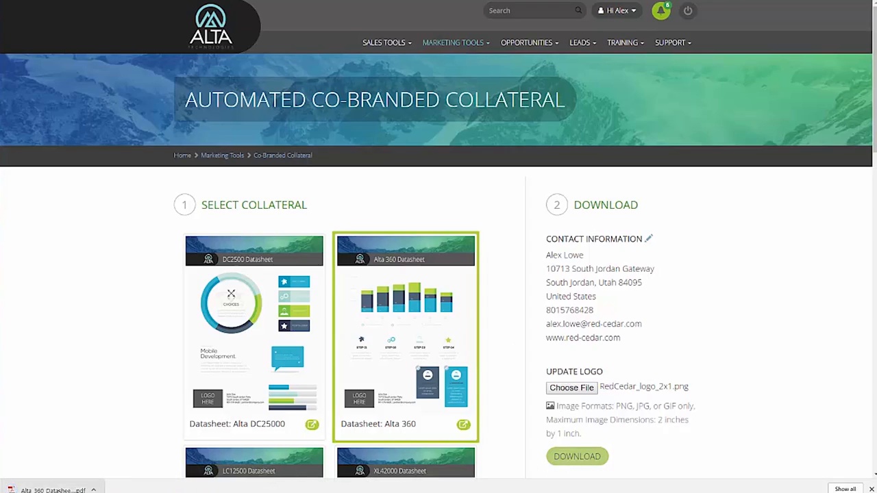 Through Partner, Co Branded Collateral and MDF Modules | Impartner