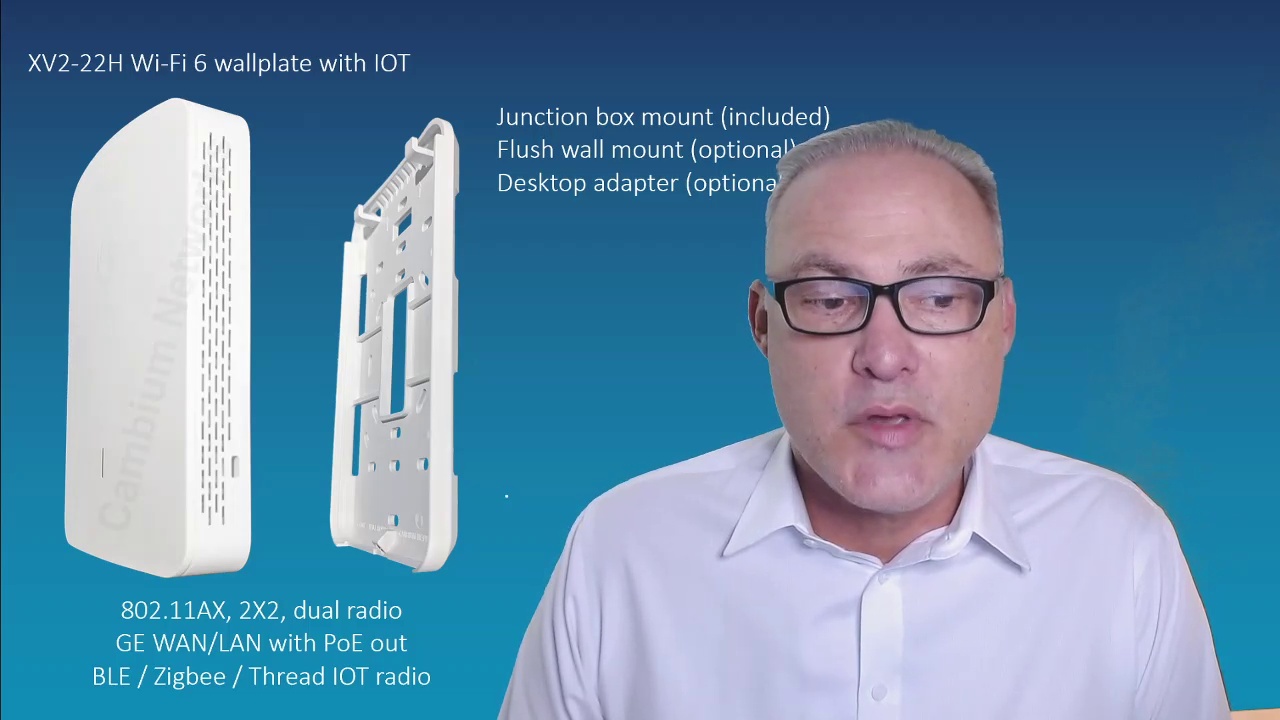 Cambium XV2-22H Wallplate access point - ICS Tech