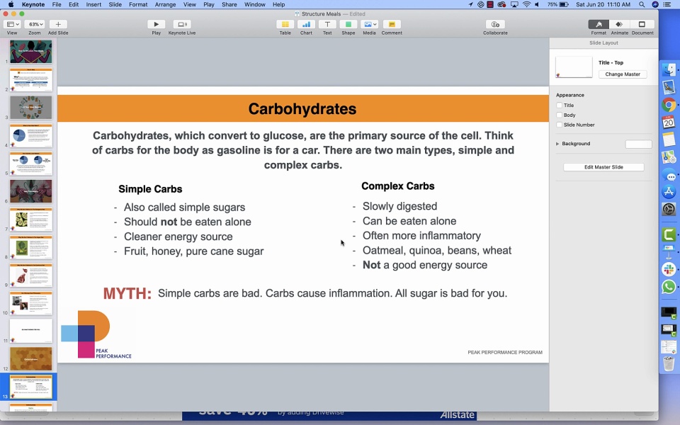 How To Structure Your Meals - Peak Nutrition · Peak Health System