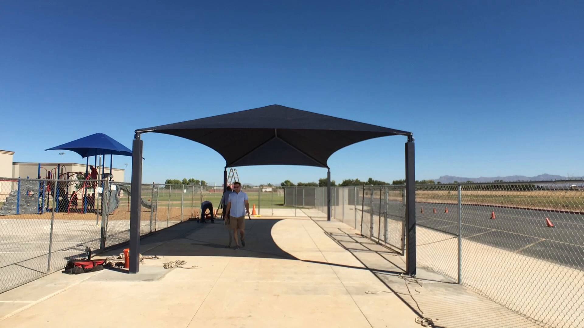 Shade Sail and Hip Structure Installation Videos - Tenshon