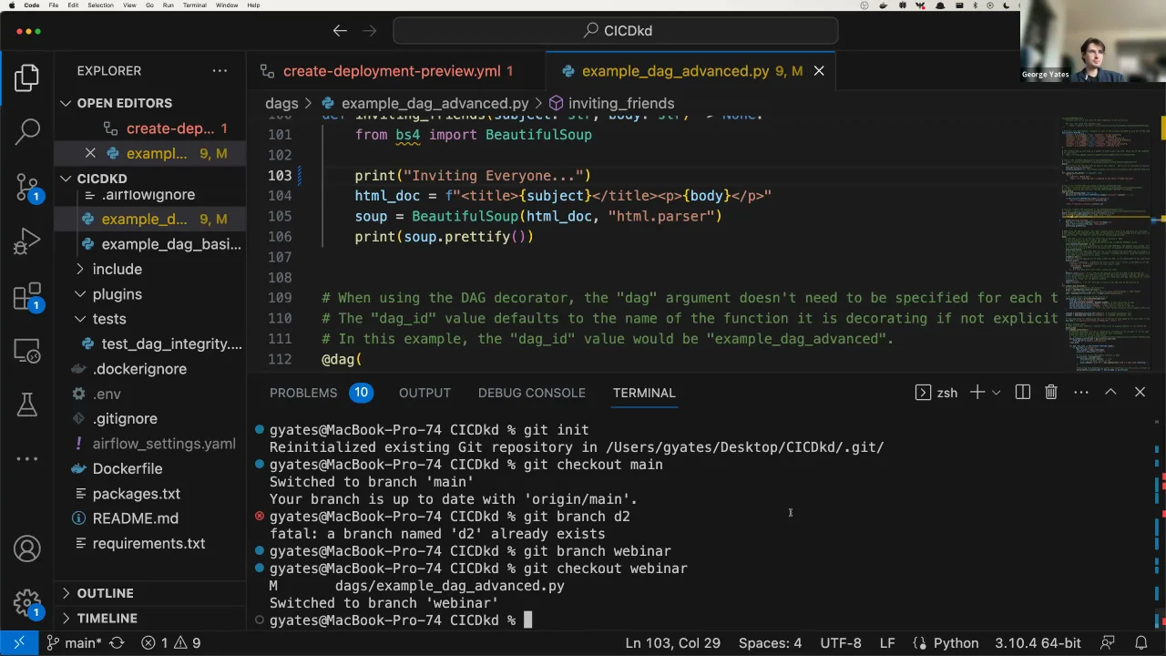 How to deploy your Airflow pipelines with CI/CD - Video