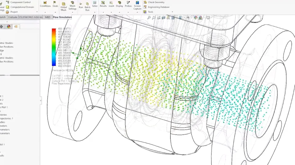 Design Validation of a Gate Valve with SOLIDWORKS