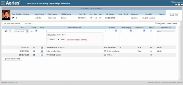 Student Documents Video : Aeries Software