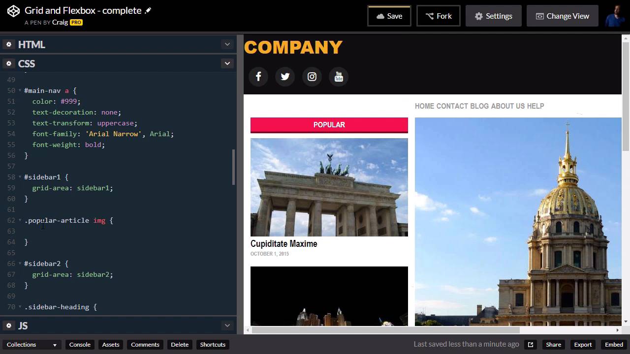 Bringing CSS Grid Layout and Flexbox Together - Fixing the Widths