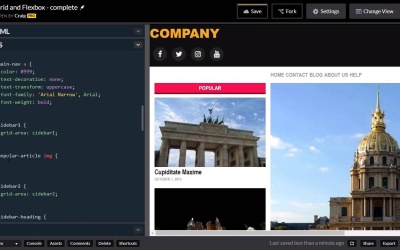 Bringing CSS Grid Layout and Flexbox Together - Fixing the Widths
