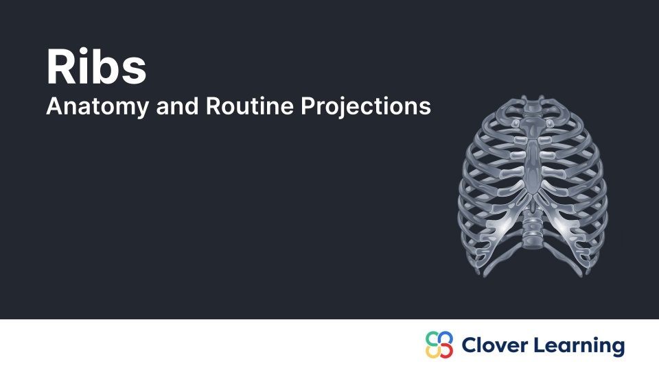 Ribs: Anatomy & Routine Projections | Video Lesson | Clover Learning