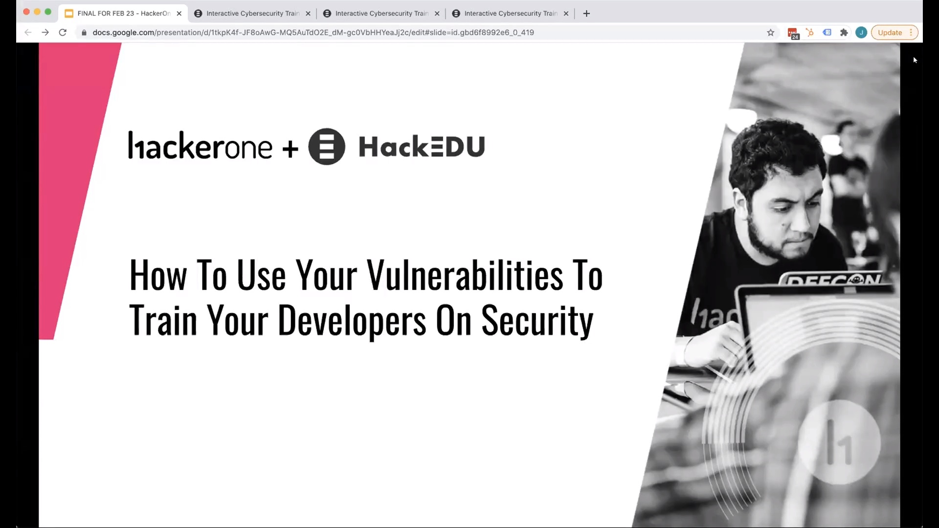 How to Use Your Vulnerabilities to Train Your Developers on Security | HackerOne