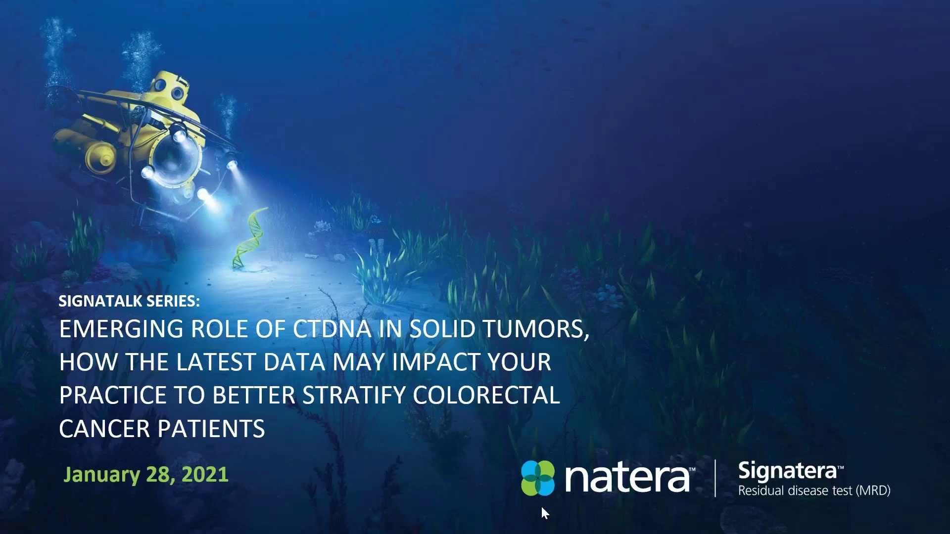 SignaTalk Series Featuring New Signatera CRC Data