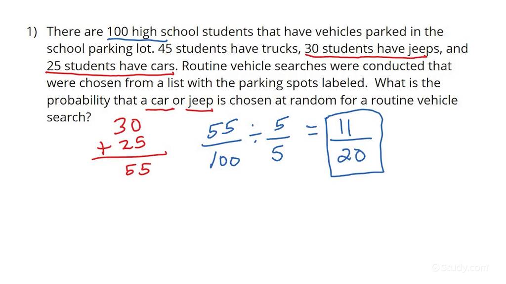 Calculating Probability when Choosing From Objects that Are Not ...