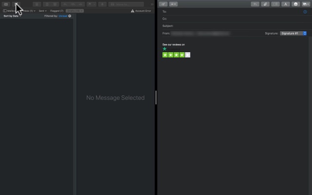 Add a TrustBox Signature widget to your emails