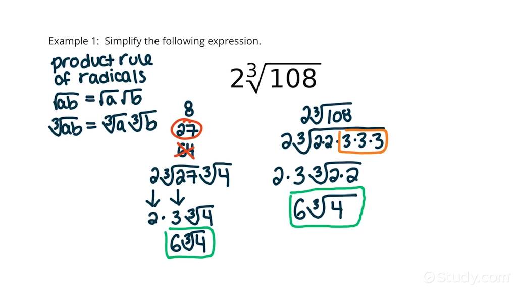 How To Simplify A Cube Root Algebra Study