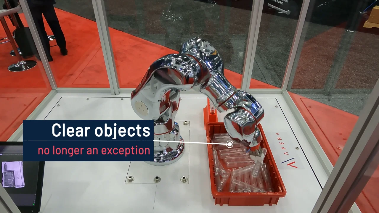 Picking and Placing Clear Objects | Apera AI