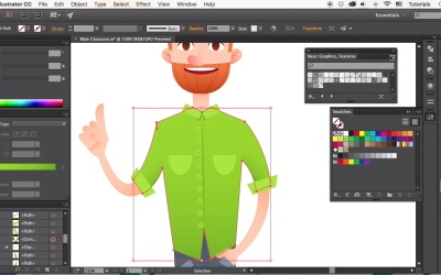 Creating Male Cartoon Characters in Adobe Illustrator - How to Apply ...