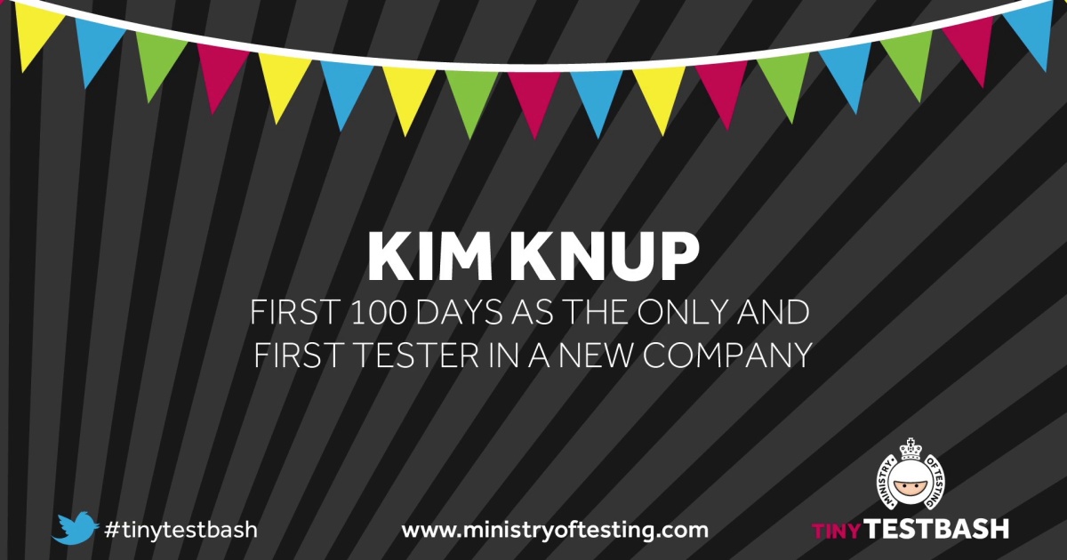 First 100 Days as the Only and First Tester in a | Ministry of Testing