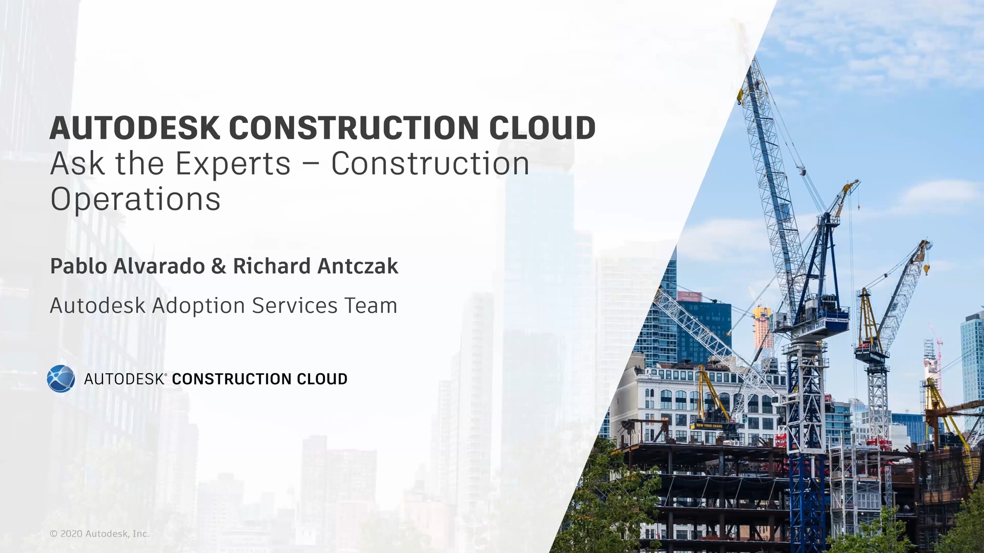 ACC: Construction Operations - Ask the Experts (07/18/23)