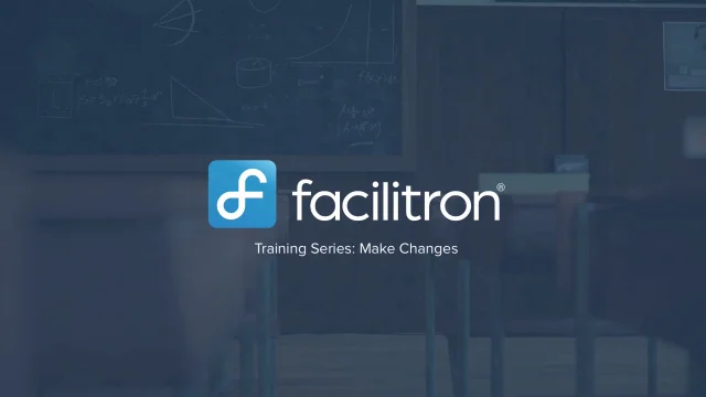 [Video] Get Started Videos: Make Changes to a Reservation : Facilitron Helpdesk