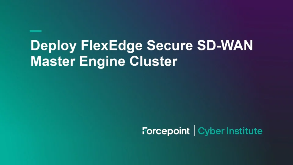 Forcepoint Cyber Institute