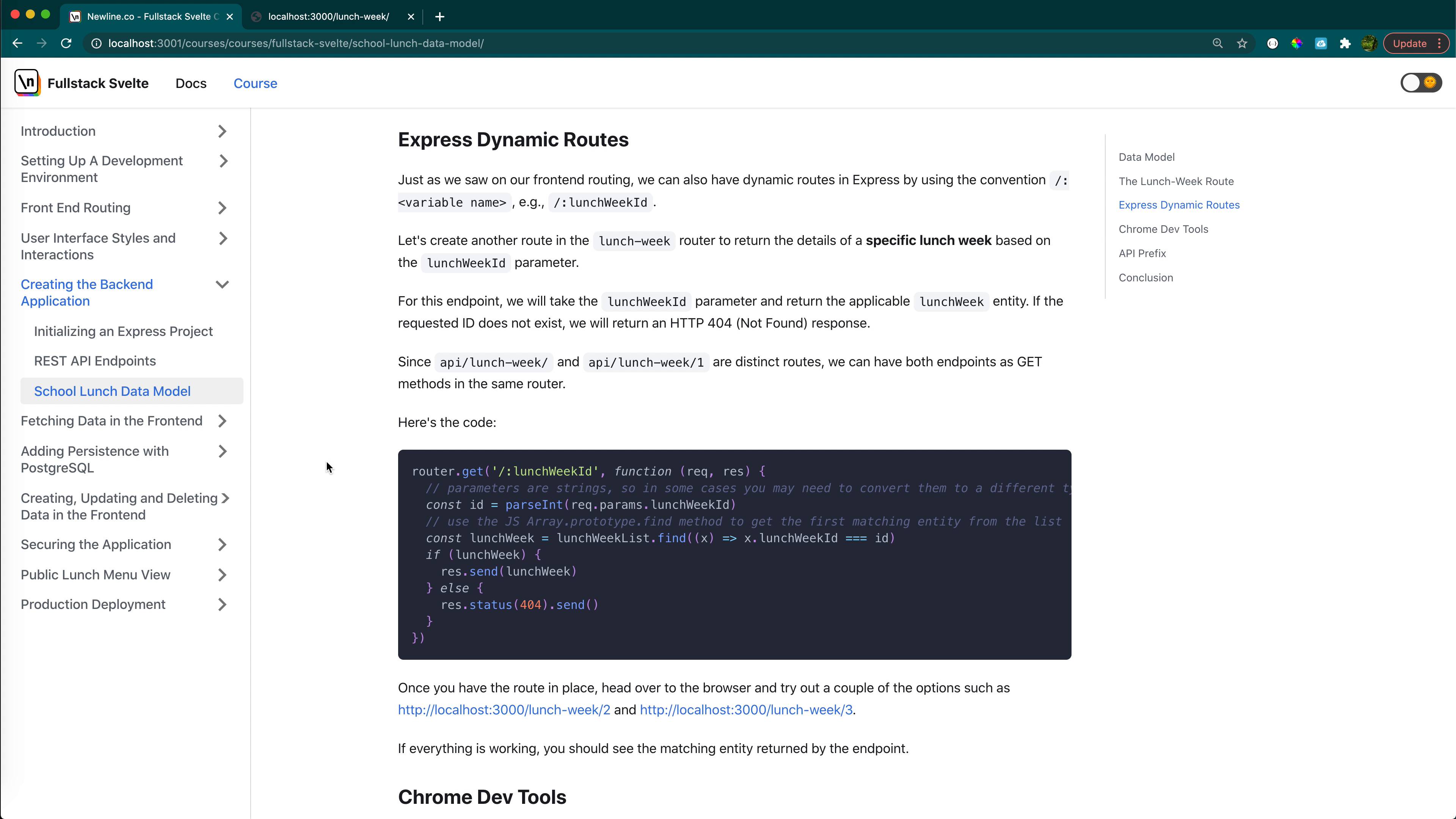 School Lunch Data Model - Fullstack Svelte | newline