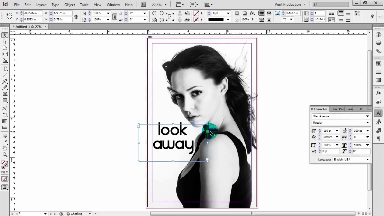 Designing Posters - Create a Character Poster Part Two