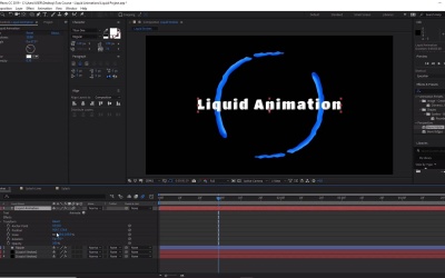 How to Make Liquid Animation Titles in Adobe After Effects - How to Add ...