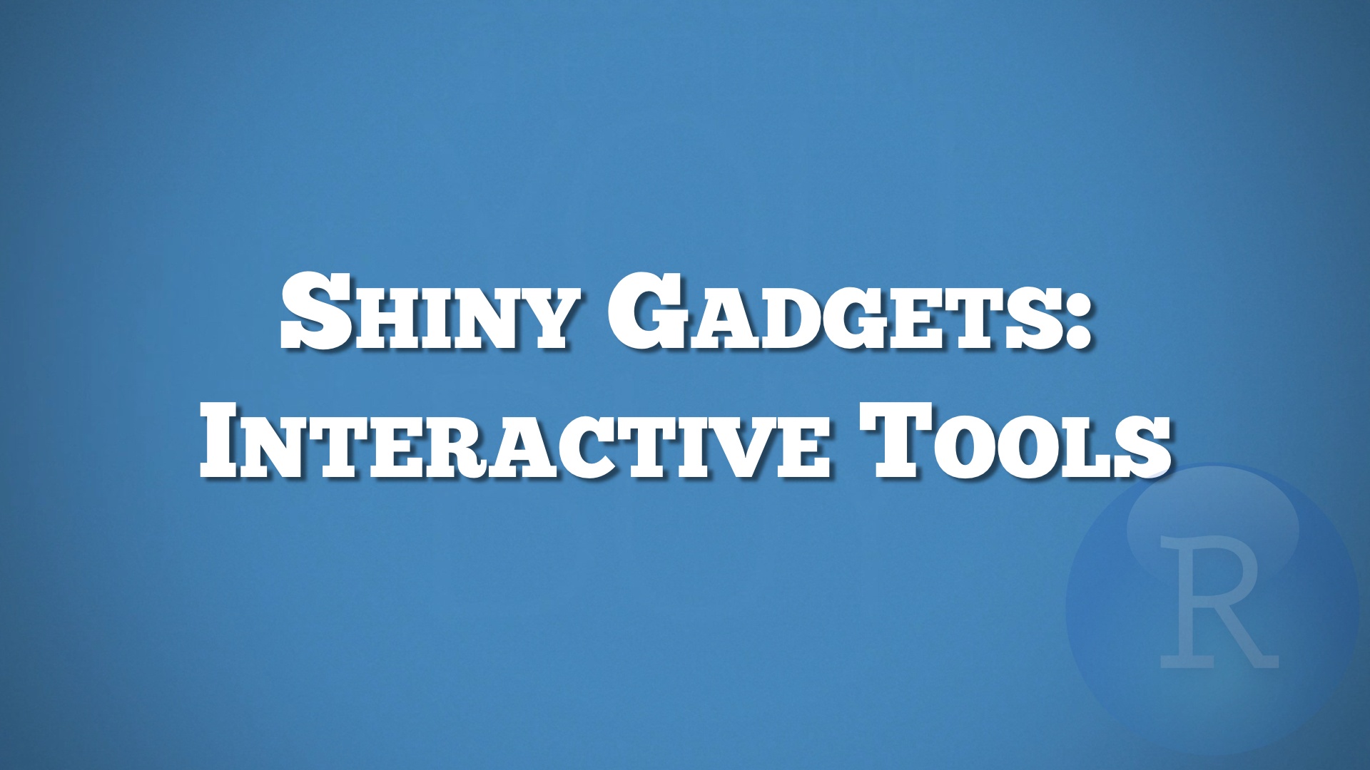 Introducing Shiny Gadgets: Interactive Tools - RStudio