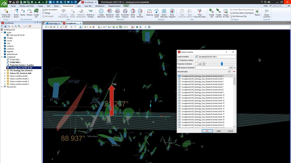 Maptek - PointStudio 2021.1 Visualice y comprenda mejor su mina