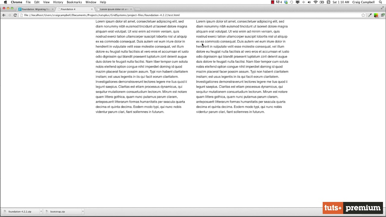 Using Grids in Web Design - Coding Columns in Foundation