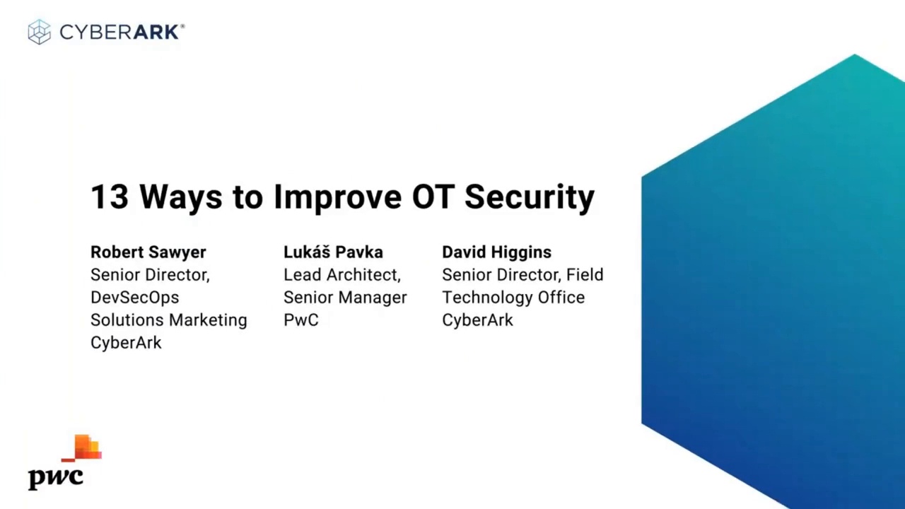 13 Ways to Improve OT Security