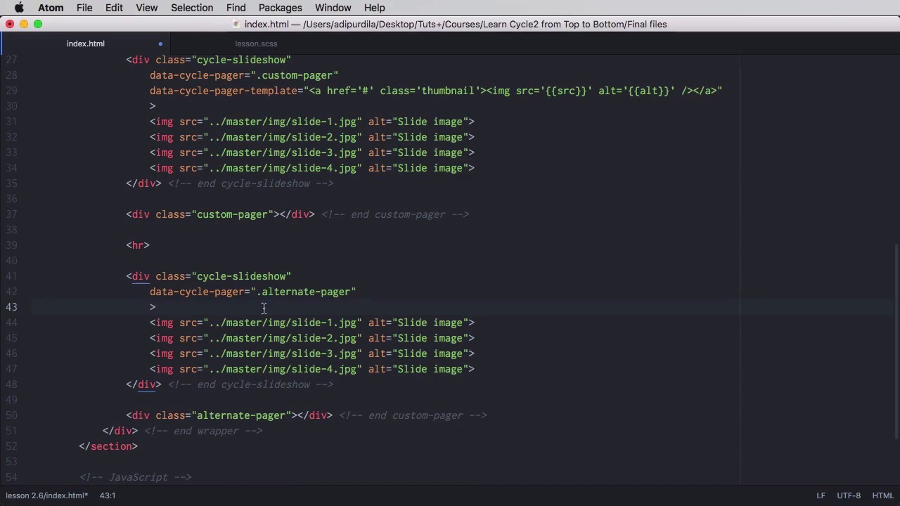 Learn Cycle2 for jQuery From Top to Bottom - Using Pagers