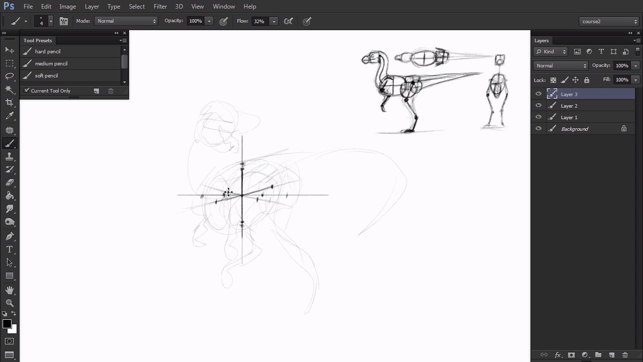 How to Draw Animals in Perspective - How to Draw the Torso